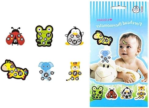Amazon.com: Yuisle Accurate Stick-On Fever Cute Forehead Fever Stickers ...