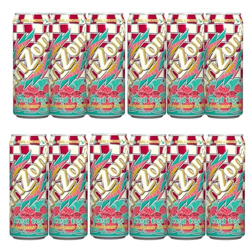 Arizona Sun Brewed Style Iced Tea with Raspberry Flavour 650ml (Pack of ...
