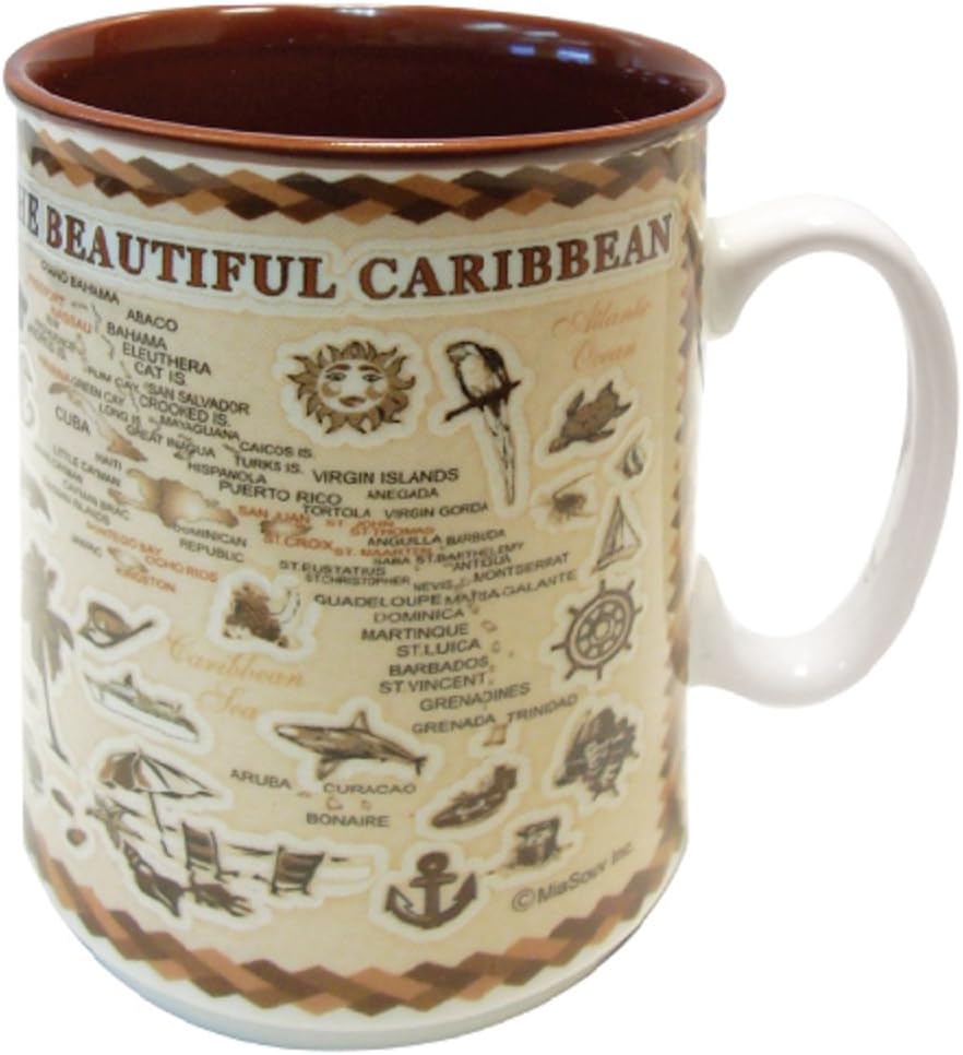 Amazon.com: Rockin Gear Mug Aruba Souvenir Gift Coffee Cup Antique ...