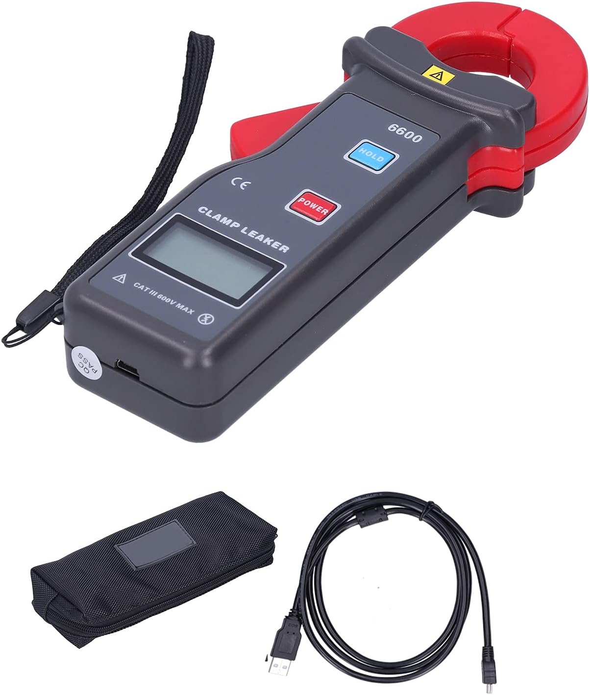 Agatige Leakage Current Clamp Meter, Portable High Accuracy Digital ...