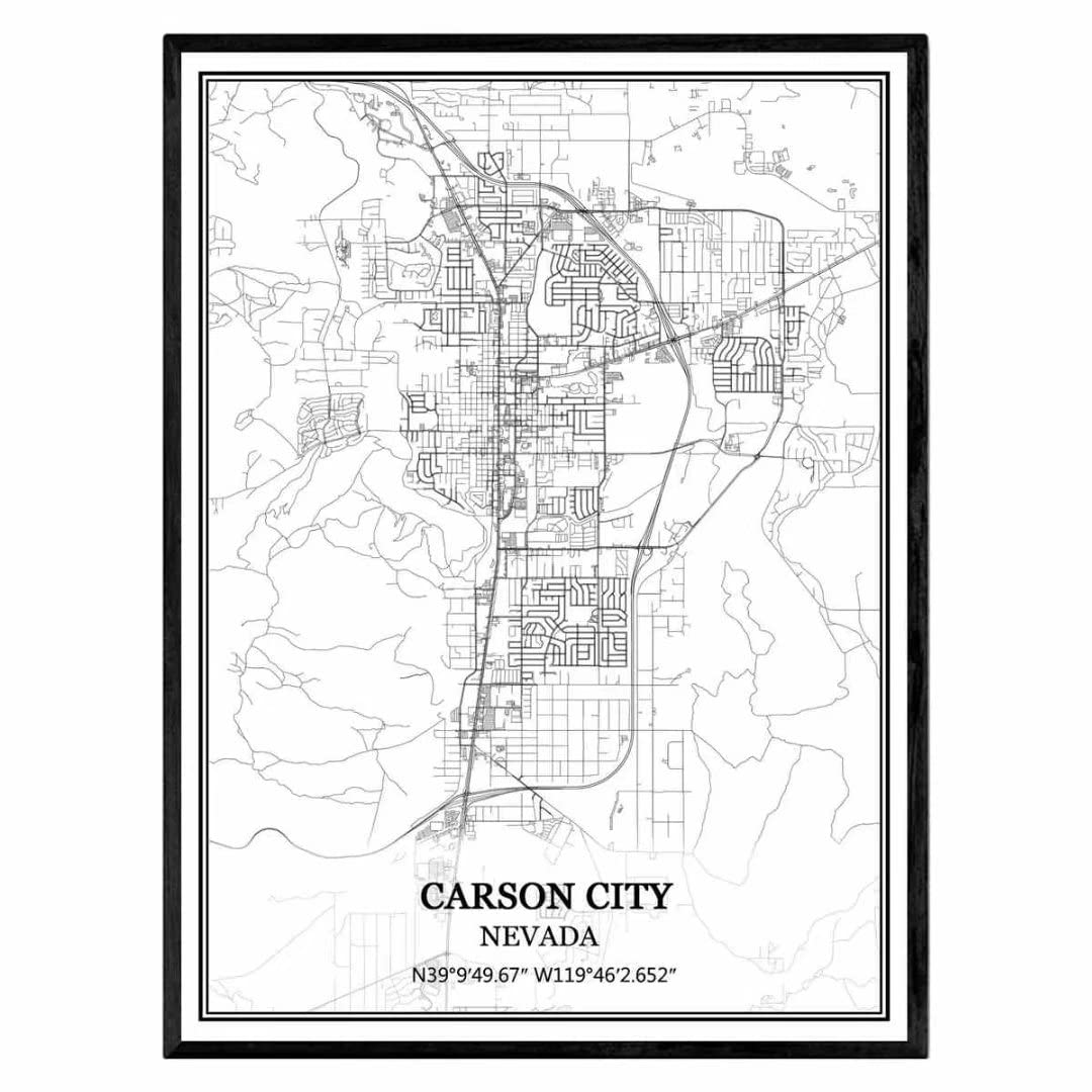 Carson City Map Mining In Carson City County, Nevada | The Diggings™