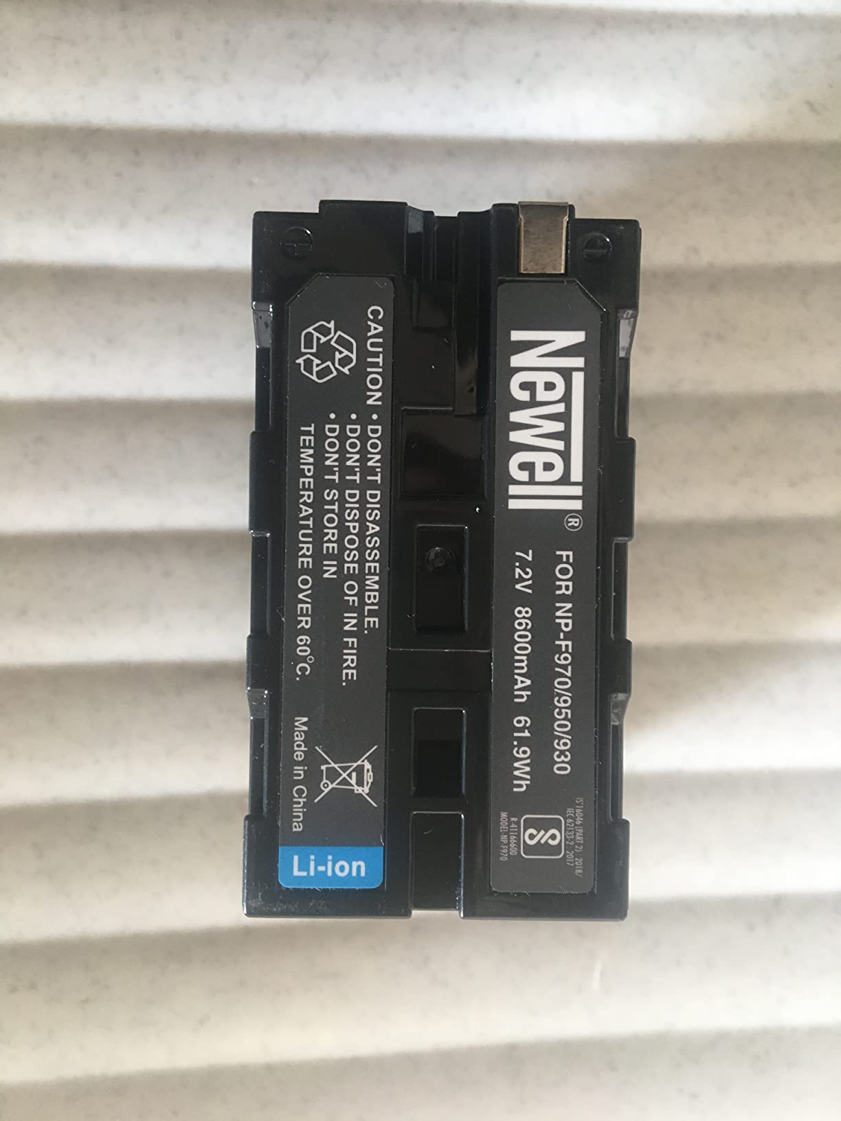 Buy Newell Brand Rechargeable Li-ion Battery Replacement for NP-F970,7 ...