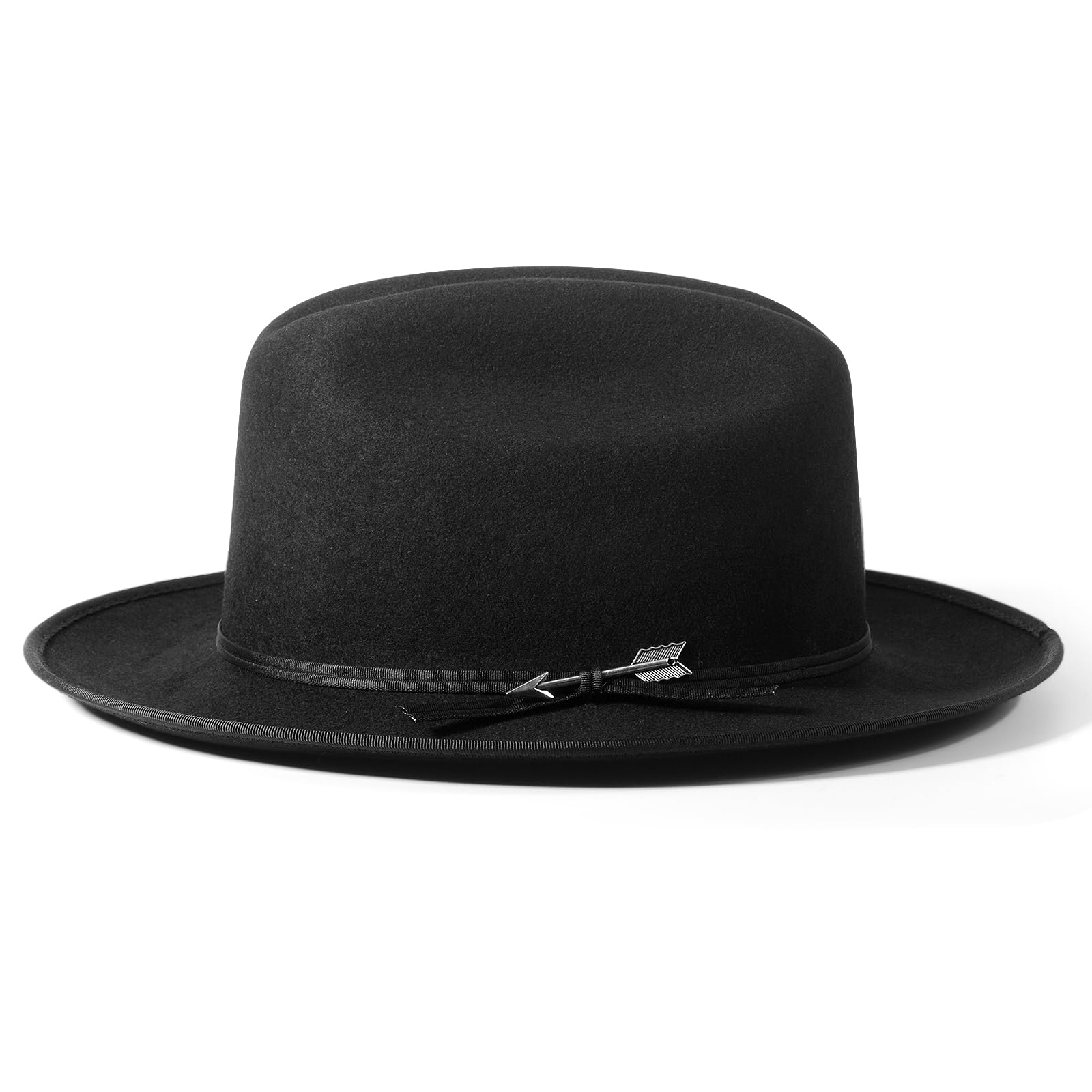 Snapklik.com : Open Road Hat Cowboy Fedora Hat Pure Wool Felt Hat ...