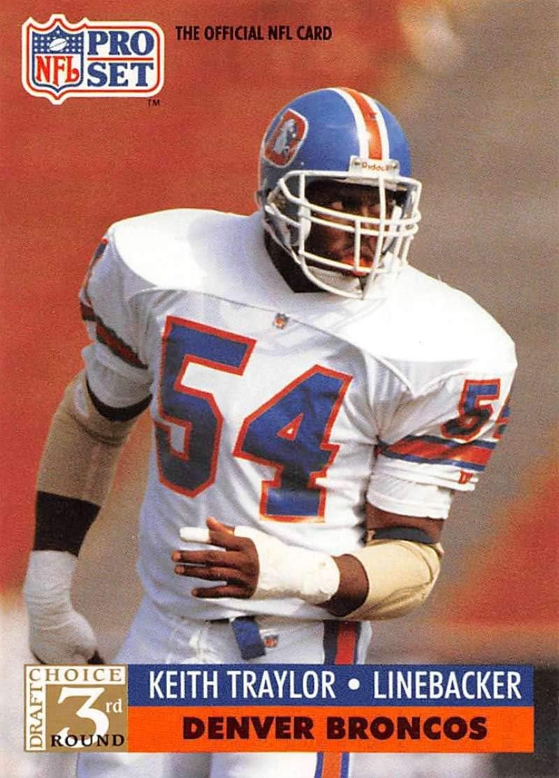 Amazon.com: 1991 Pro Set Football Card #790 Keith Traylor DC RC Rookie ...