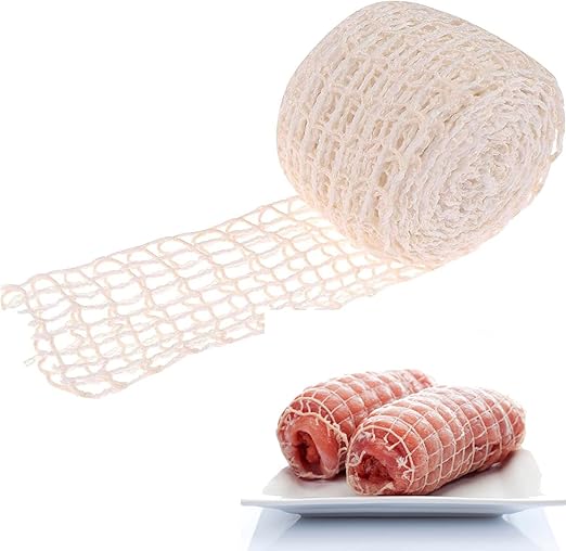 Amazon.com: ZPOYOT Meat Netting Roll,Size 18,Elastic Smoked Meat ...