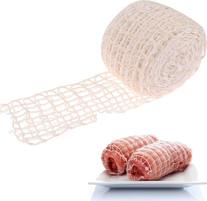 Amazon.com: ZPOYOT Meat Netting Roll,Size 18,Elastic Smoked Meat ...