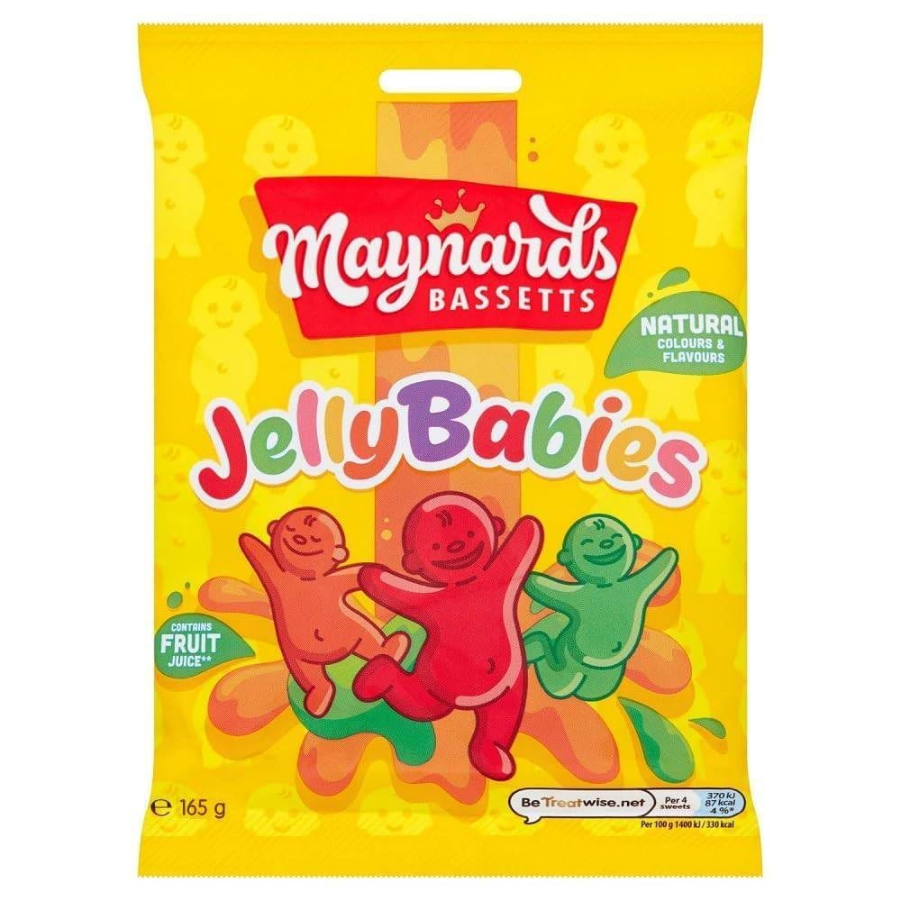 Amazon.com : Bassetts Jelly Babies 165g (Pack of 4) : Gummy Candy ...