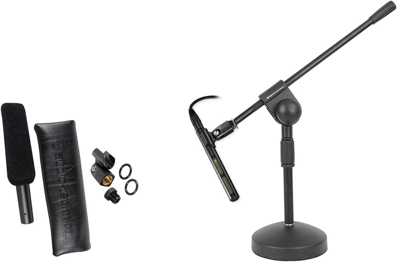 Amazon.com: Audio-Technica AT875R Short Shotgun Condenser Microphone w ...