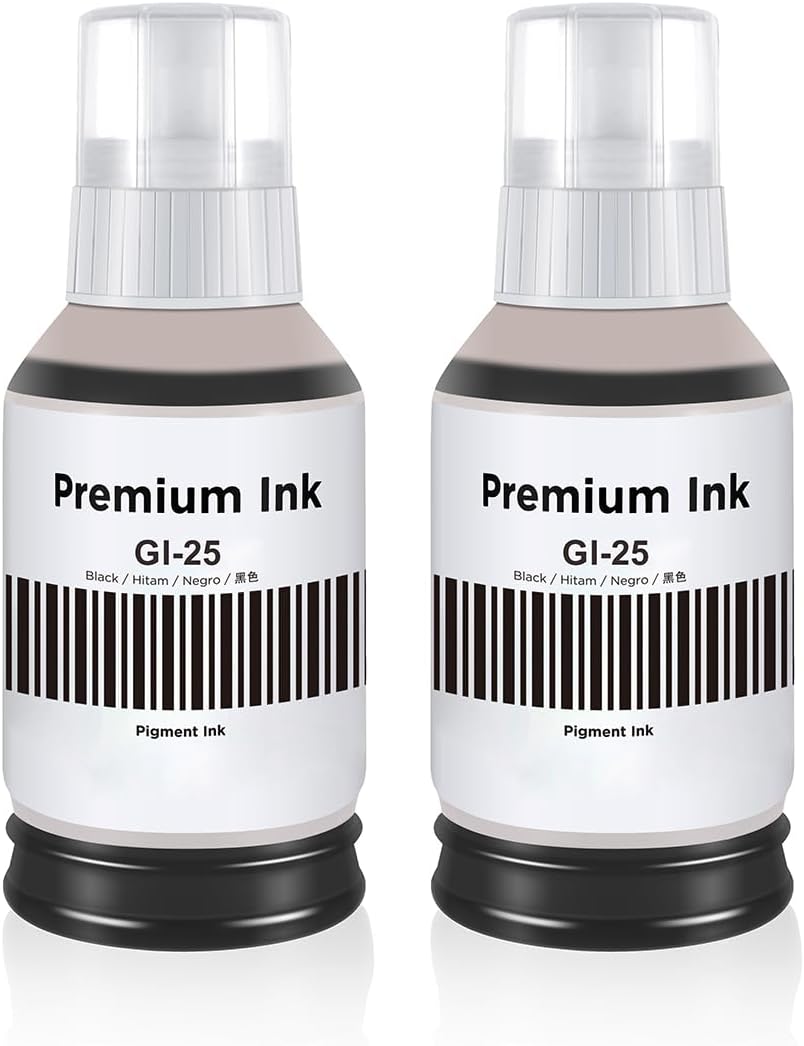 Amazon.com : Pigment GI-25 Refill Bottle Ink Replacement for Canon 25 ...
