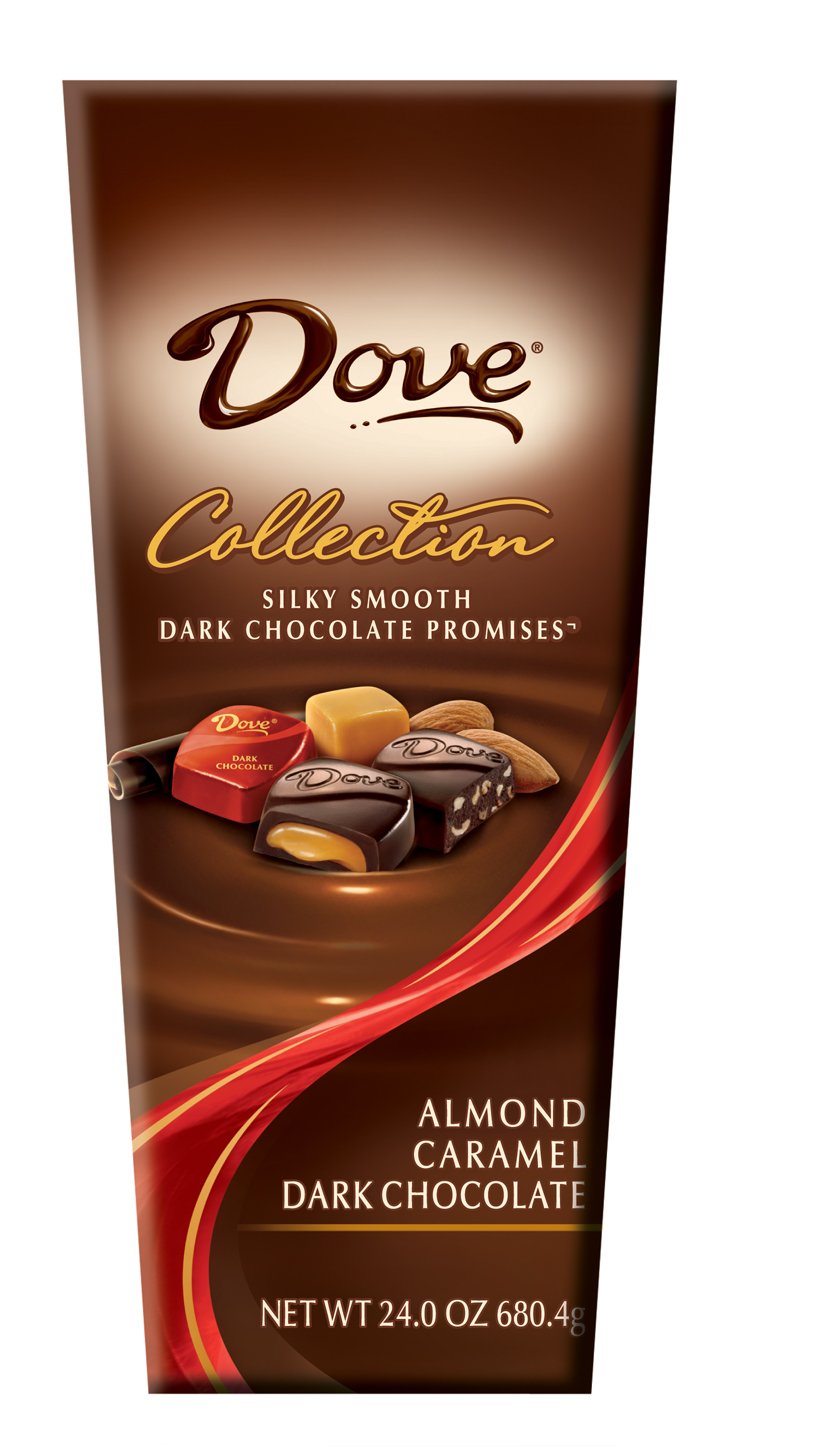 Amazon.com : Dove Dark Chocolate Almond & Caramel Variety Pack, 24 ...