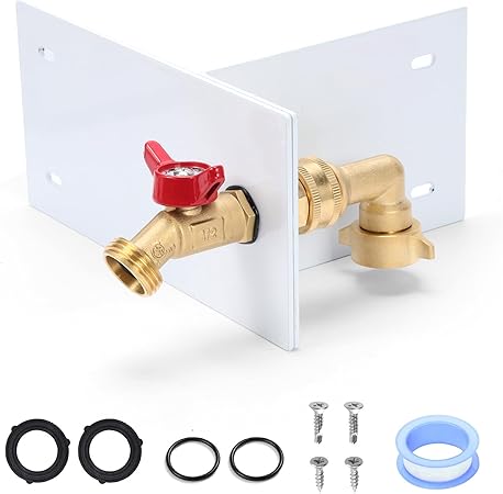 Amazon.com : Tocsho Water Spigot Kit,Garden Hose faucets，Hose bib ...