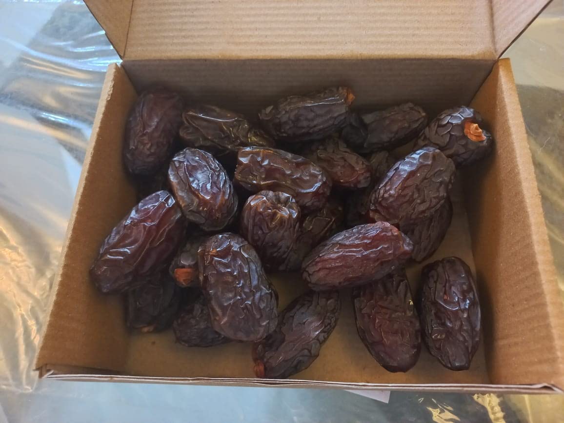 Rasda Medjoul Premium Palestinian Large Dates 500g | 1 Box | Khajur ...