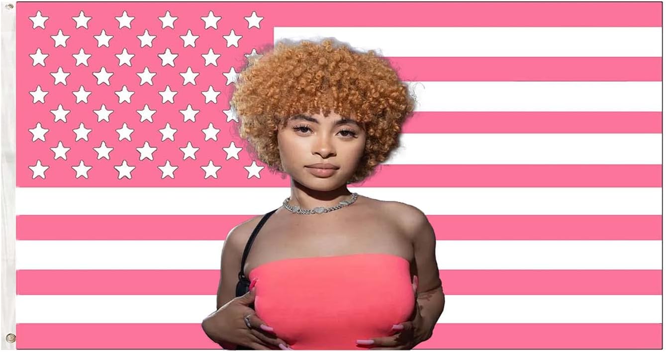 Amazon.com : Pink Ice Spice Flag,Ice Spice 3 X 5 FT American Flag ...