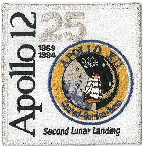 Amazon.com: Apollo 12 Patch - 25th Anniversary - NASA space mission ...