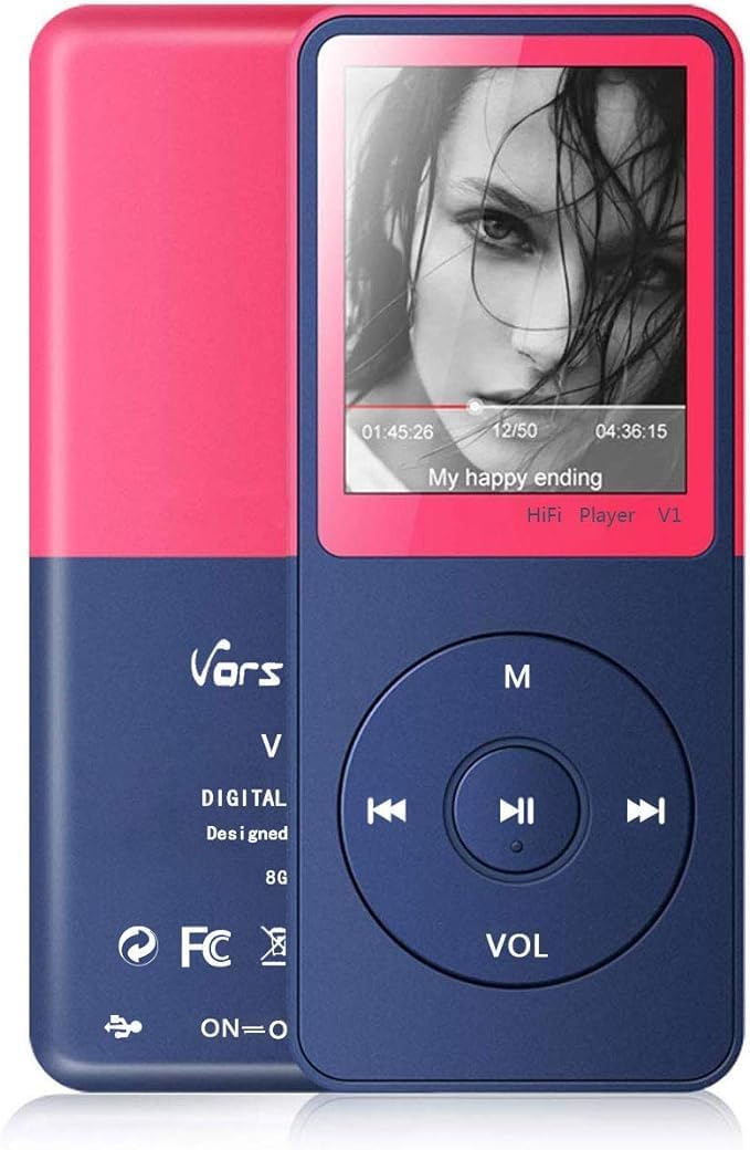 Amazon.co.jp: Vorstik MP3 Player 8GB Expandable 64GB HIFI Music Player ...