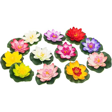 Amazon.com: WhistenFla Artificial Lily Pads for Pond, 11in & 6in ...