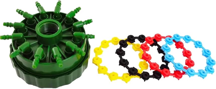 Amazon.com : Drip Depot 12 Port Drip Irrigation Manifold - 1/2" FPT ...