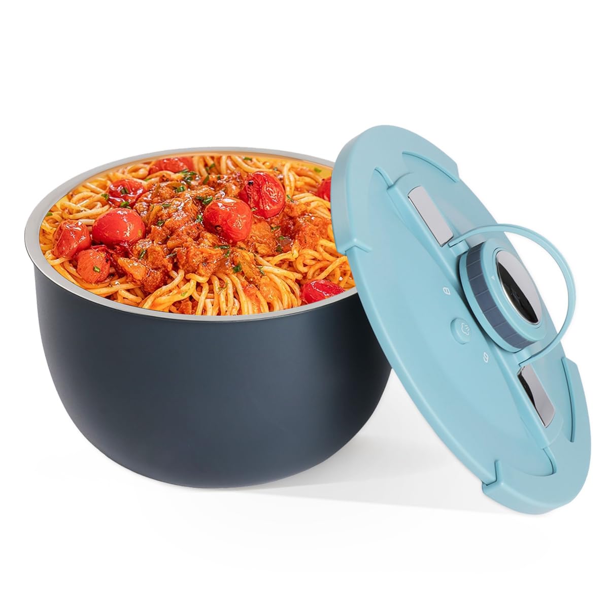 Amazon.com: Double-Walled Stainless Steel Insulated Serving Bowl with ...