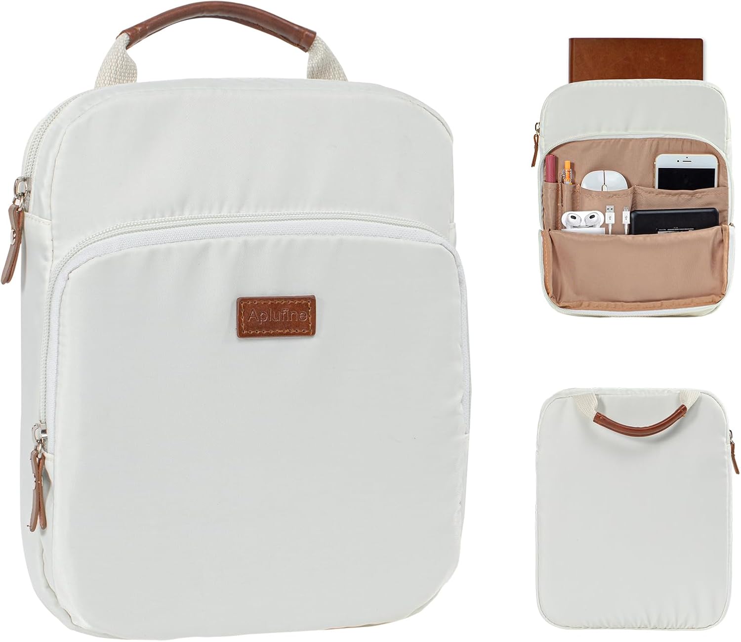 Amazon.com: Book Sleeve with Zipper, Book Pouch 11" X 9", Book ...