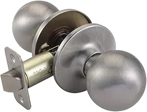 Design House 781872 Ball Passage Hall and Closet Door Knob Satin Nickel ...