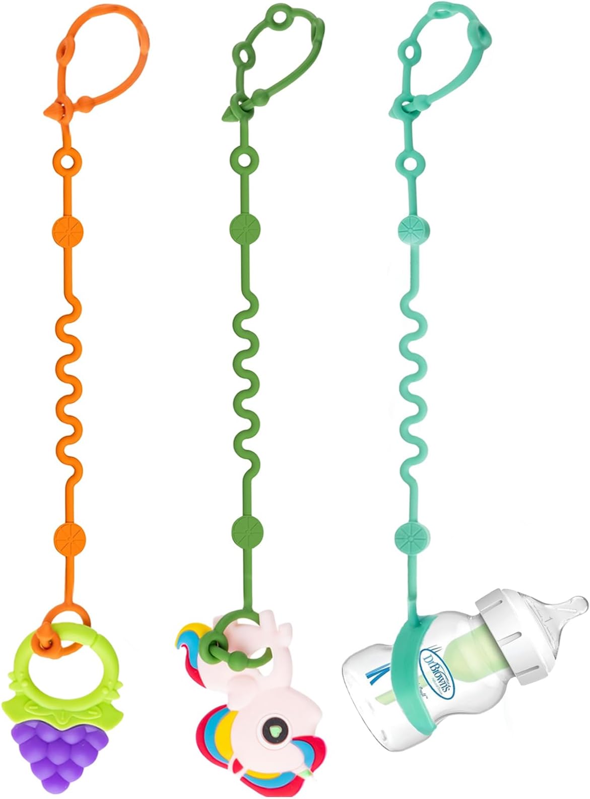 Amazon.com : LittleHugs Toy Straps for Baby, Adjustable Toy Holder for ...