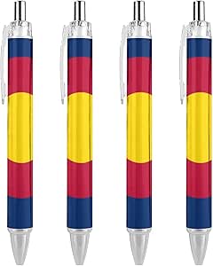 Amazon.com : American and Colorado State Flag Ballpoint Pens ...