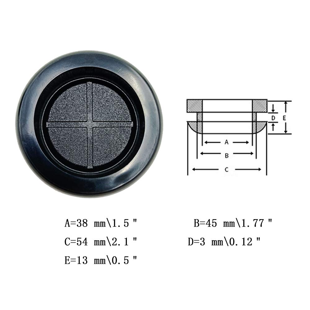 Snapklik.com : 1-3/4 In Rubber Grommets For Wiring, 1-1/2 In ID Single ...