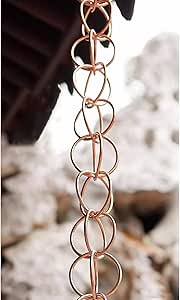 Amazon.com: WEBSID Diverter Downspouts,Copper Rain Gutter Chain ...