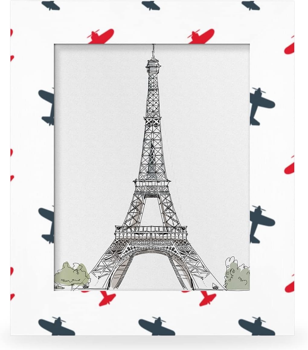 Amazon.com - Funky Qiu 4x6 Picture Frame Cartoon Airplane Helicopters ...