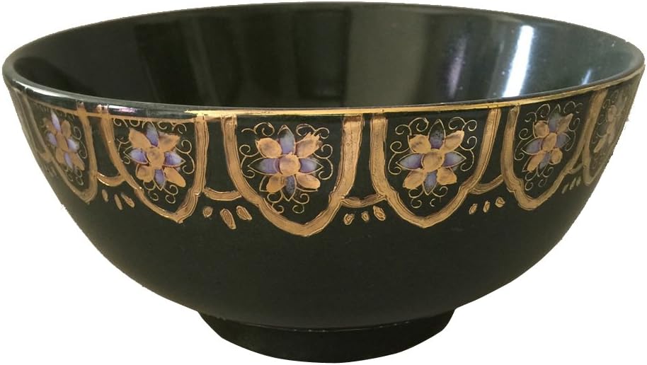 Amazon.com: PMJC Hand Painted Porcelain Bowl Container, 10" by 4.5" by ...