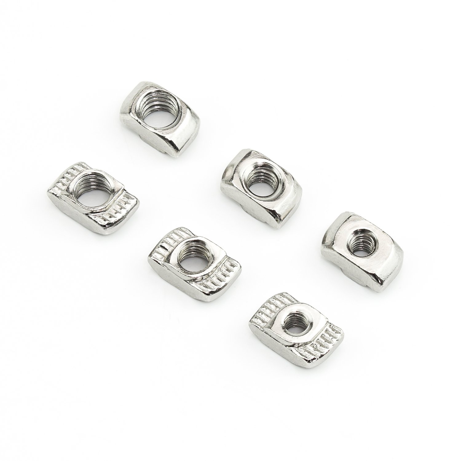 100 piezas de tuercas T de la serie 2020, tuerca M5 T ranura tuerca de ...