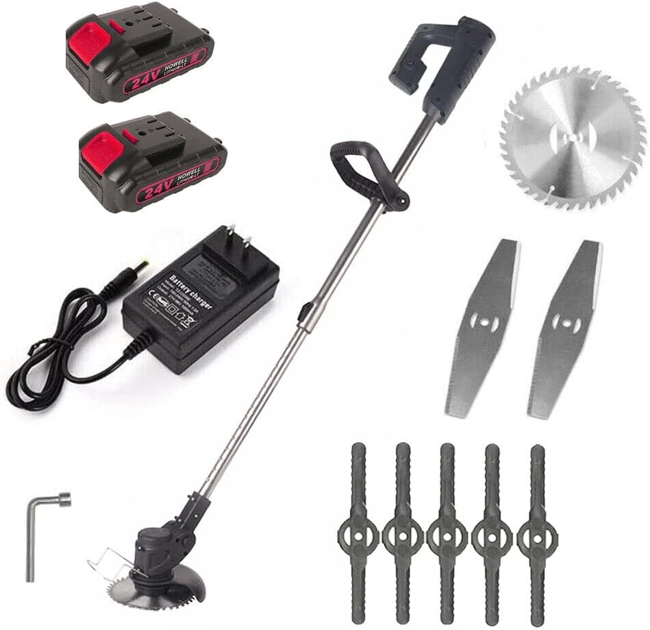 Amazon.com : Electric Cordless Weed Wacker,3-in-1 Weed Eater Battery ...