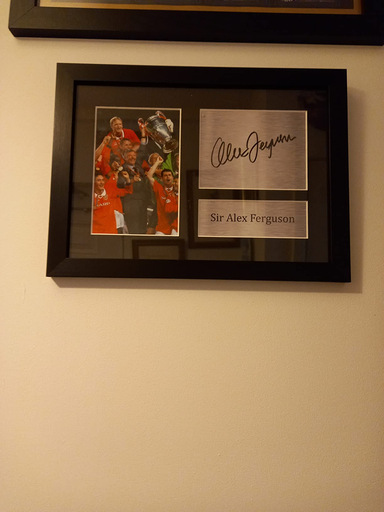 HWC Trading Sir Alex Ferguson Signed A4 Printed Autograph Print Photo ...