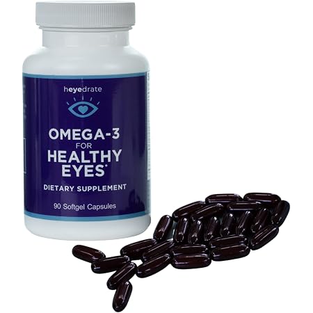 Amazon.com: HydroEye Softgels - Dry Eye Relief - Features GLA, EPA, DHA ...