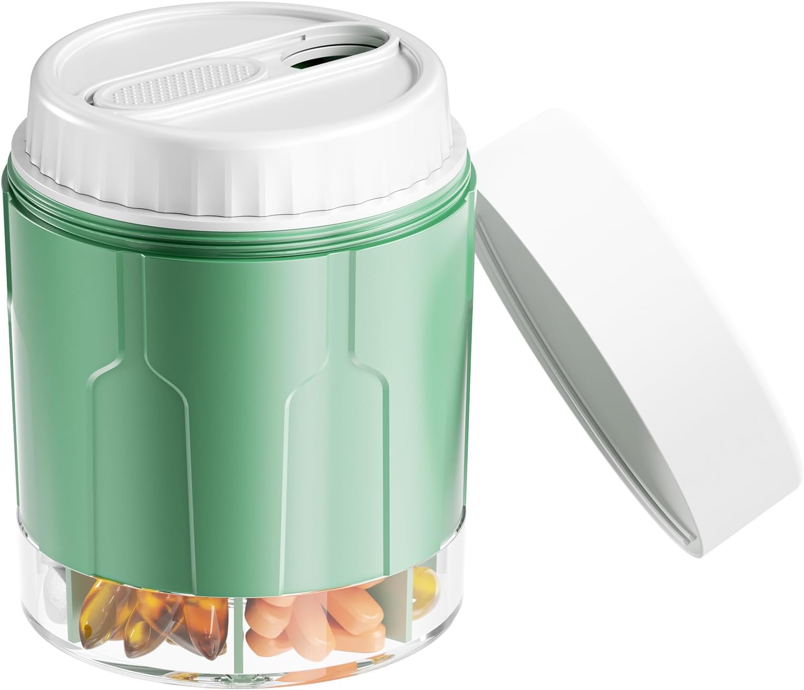 Amazon.com: Zoksi Large Pill Organizer for Monthly, Vitamin Bottle ...