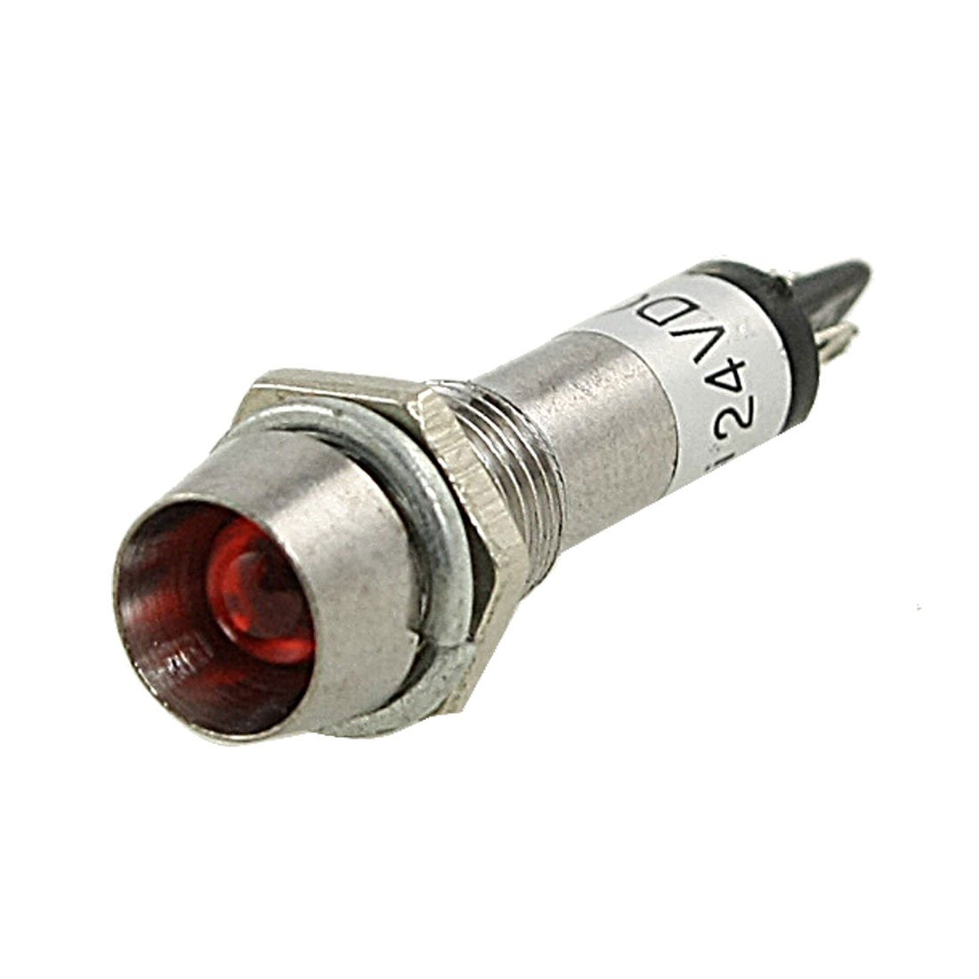 Amazon.com: Uxcell DC 24V Recessed 2 Terminals Threaded LED Indicator ...