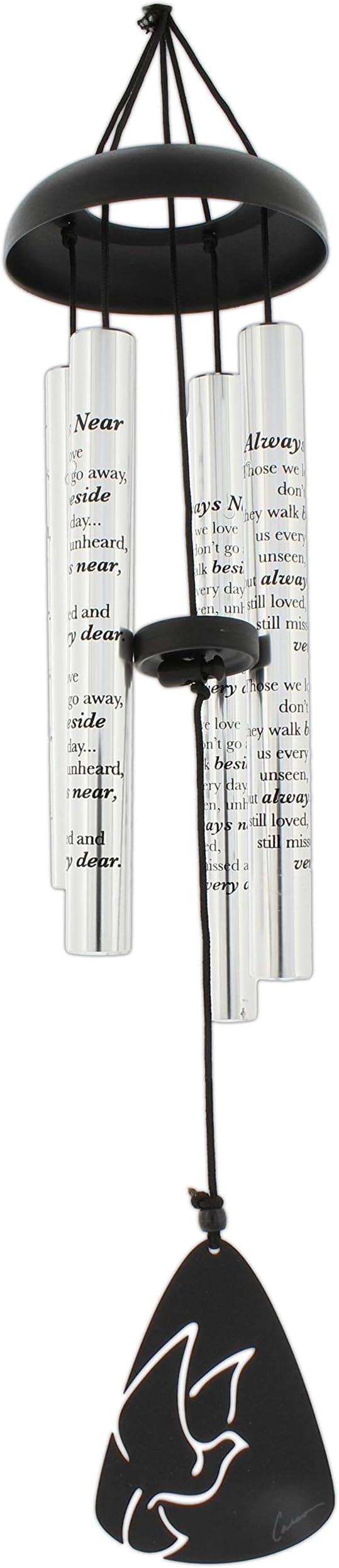 Amazon.com : Carson Home Accents Angels Arms Sonnet Wind Chime, 30-Inch ...