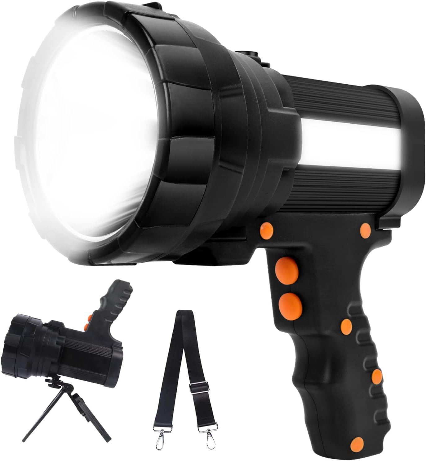 Utry Torcia LED Ricaricabile, 100000 Lumen Torcia LED Alta Potenza ...