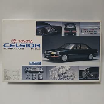 Amazon.co.jp: 1/24 SANGYO CELSIOR HIGH-TECH MODEL セルシオ グンゼ産業 旧車 プラモデル ...