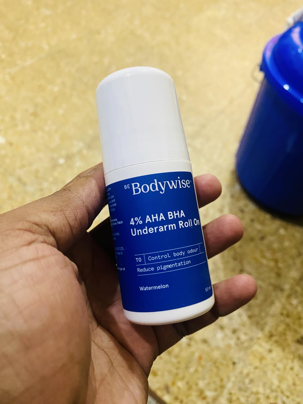 Buy Be Bodywise 4% AHA BHA Underarm Roll On | Pack of 2 | With Flora ...