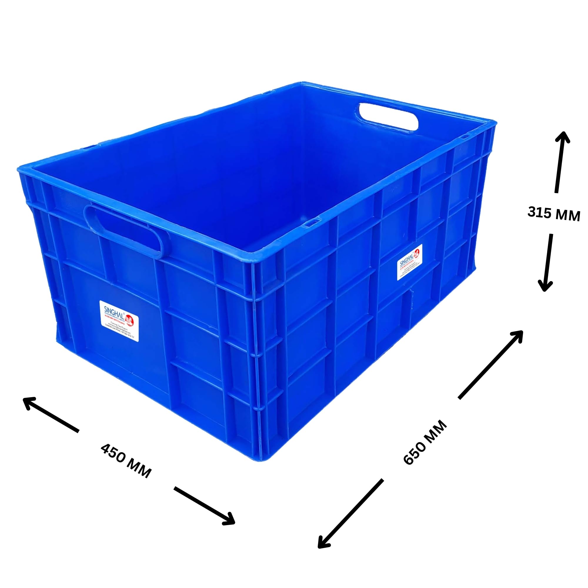 Plastic Crate Dimensions Esquire Crate 32150 CC / Plastic Industrial