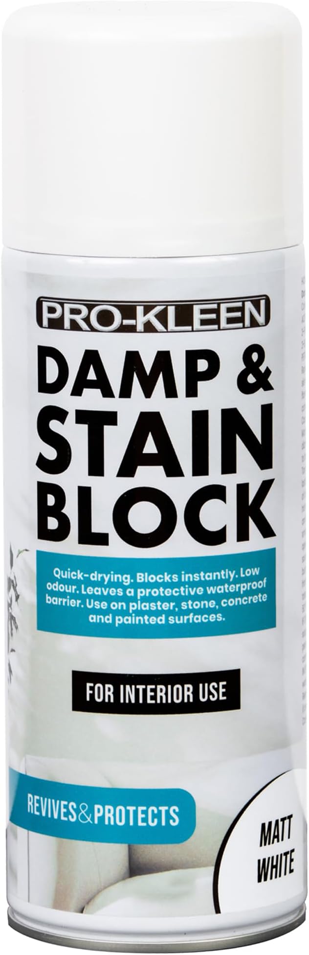JENOLITE Stain Blocker Spray Paint | White | 400ml | Damp Seal & Anti ...