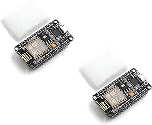 TECNOULAB 2pcs NodeMcu Lua WiFi Internet of Things Development Board based on ESP8266 CP2102 ...