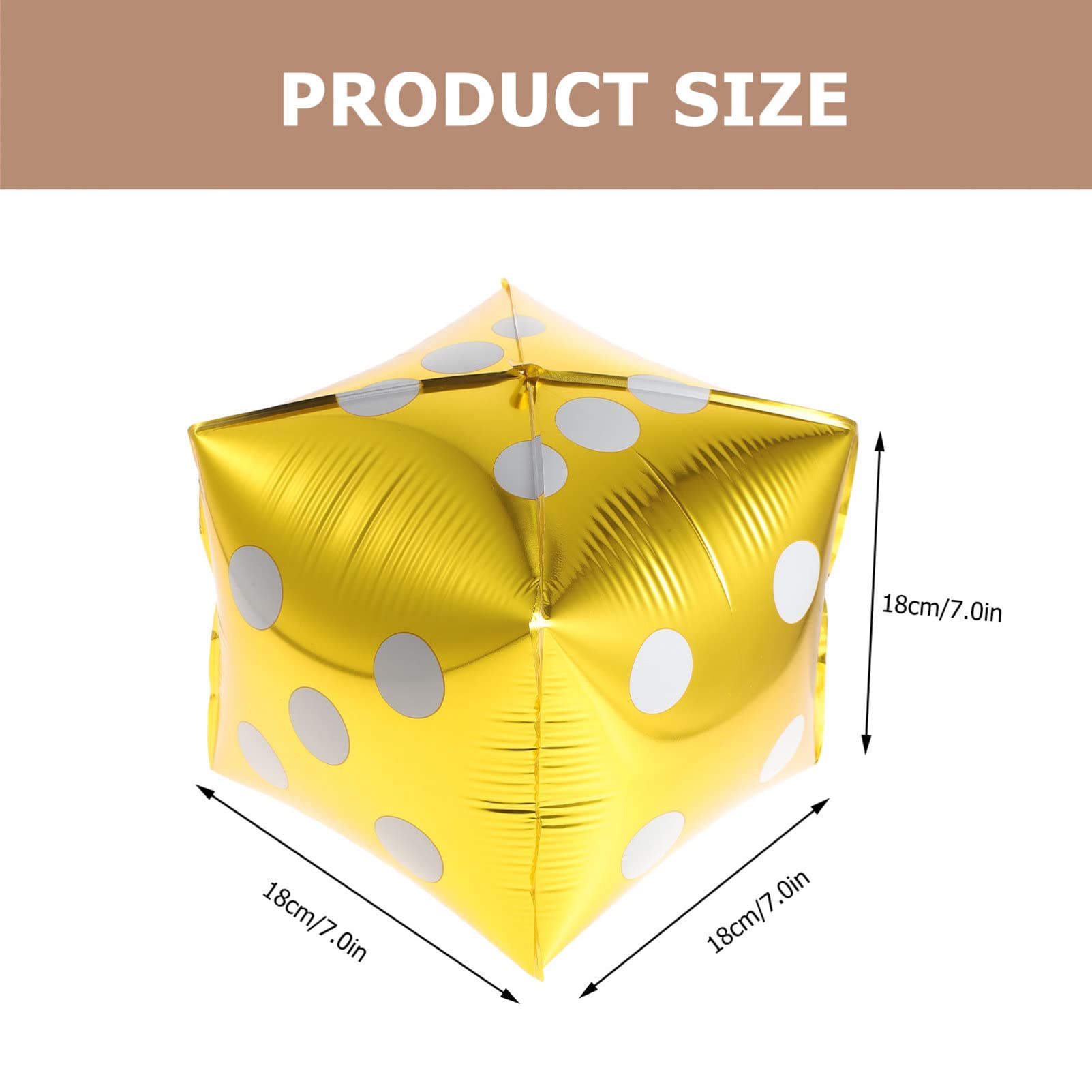 Toyvian 5 Pack Dice Giant Inflatable Dice Big Dice Large Dice Balloons ...