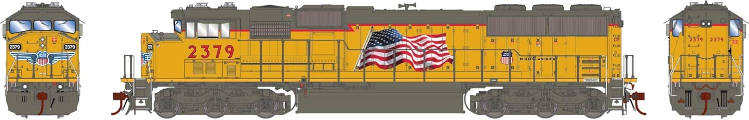 Amazon.com: Athearn HO G2.0 SD60M Tri-Clops UP #2379 ATHG75519 HO ...
