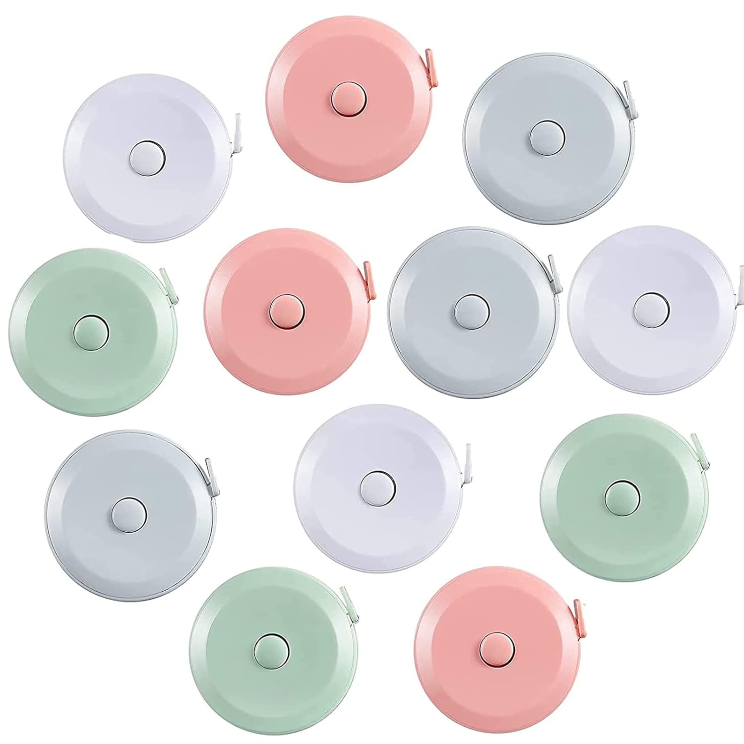 Amazon.com: 12 Pack Soft Retractable Measuring Tape - Tape Measure for ...