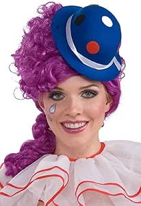 Amazon.com: Forum Novelties Mini Clown Hat-Blue, Multi-Color, Standard ...