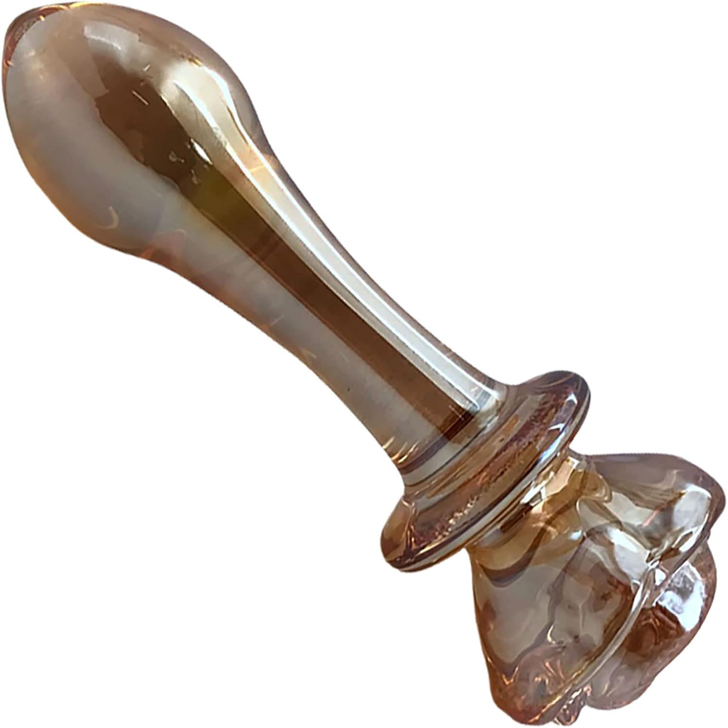 Amazon | Orirya ディルド 女性用 初心者 細い アナルプラグ 透明クリスタル バラ台座 アナルビーズ アナル拡張 男性 アナルディルド あなるぷらぐ 開発 初心者 アナルグッズ ...