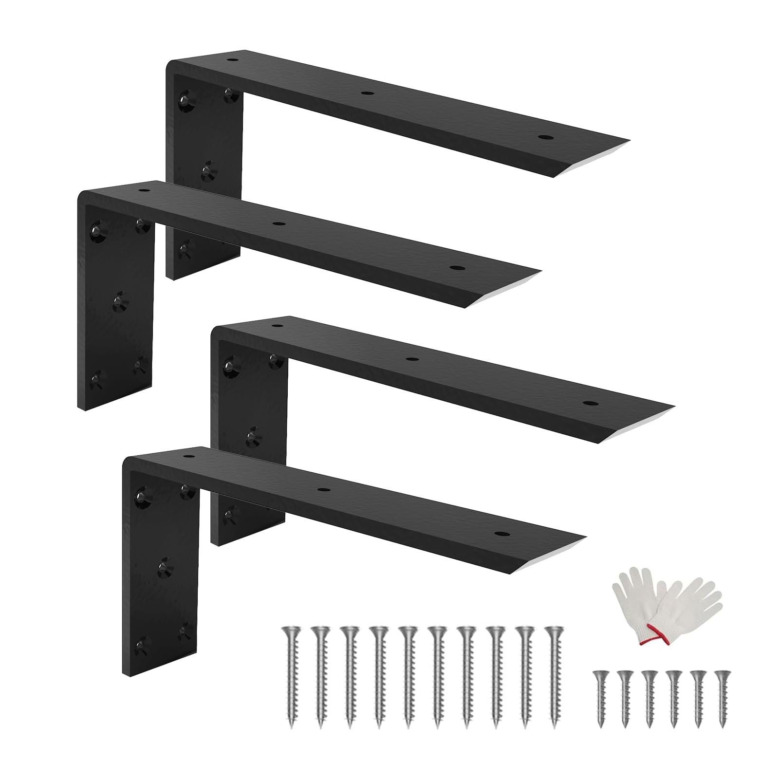 Amazon.com: Countertop Support Brackets 4 Pack, Heavy Duty Floating L ...