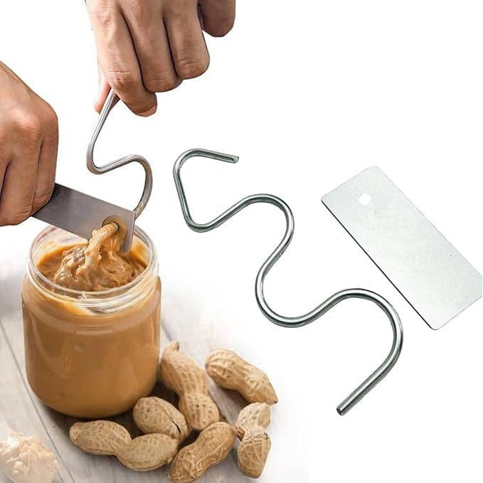 XIAONGYAER Peanut Butter Stirrer Mixer Tool Stainless Steel Natural ...
